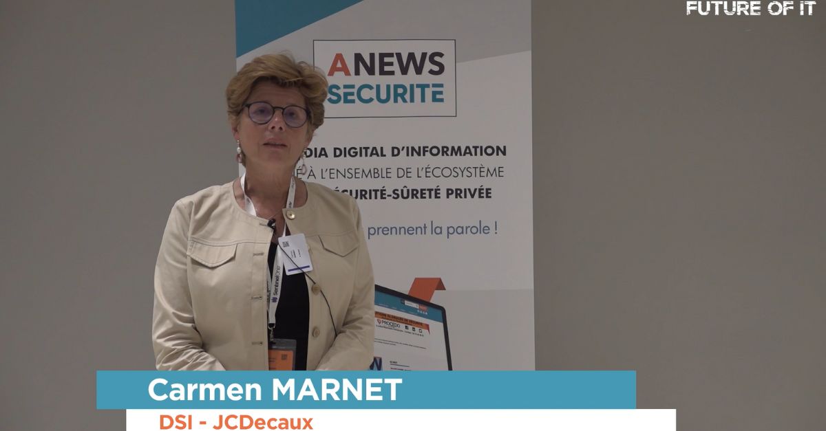 Retour sur Future of IT : Carmen MARNET, DSI JCDecaux - ANews Sécurité